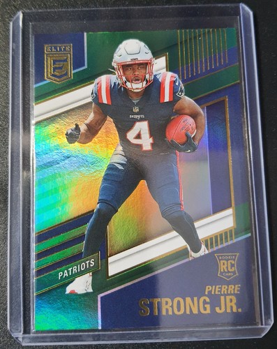 Pierre Strong Jr. - Donruss Elite Football 2022 - Patriots - Green - RC ...