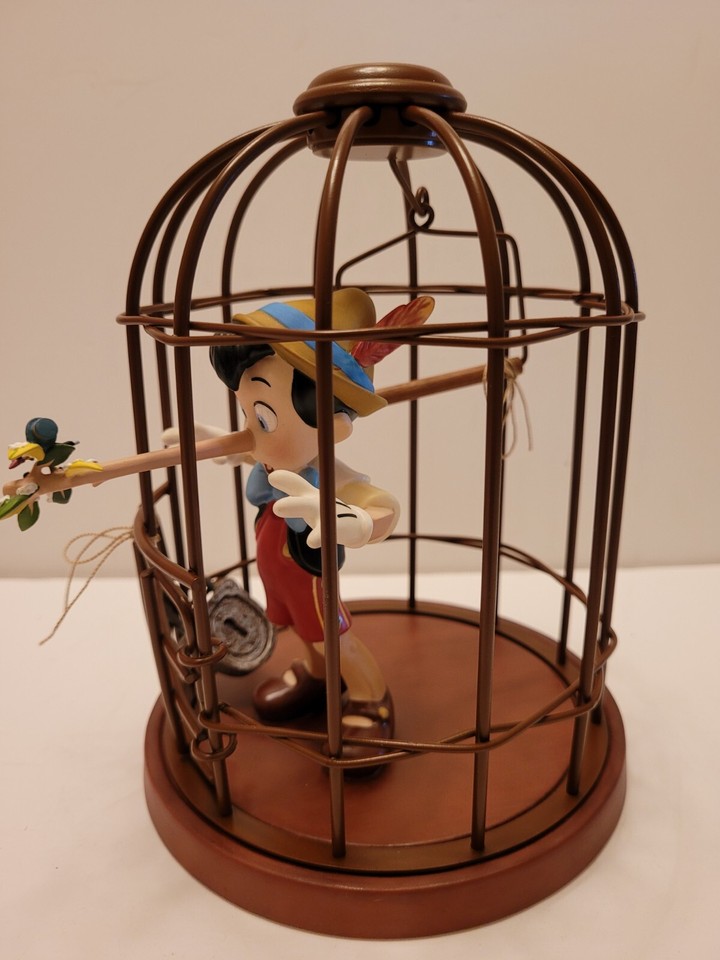 Walt Disney Classics Collection 2000 Pinocchio Cage "I'll Never Lie ...
