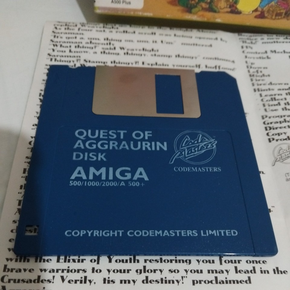 The Quest Of Agravain By Codemasters ~ Original Boxed Amiga Game | eBay UK