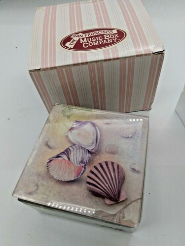 San Francisco Sea Shell Music Box - Tune "Walking on Sunshine" New in ...