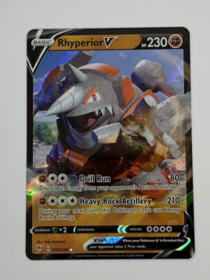 Rhyperior V 095/189 Ultra Rare Darkness Ablaze Pokemon TCG | eBay