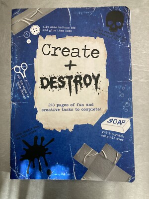 Create And Destroy 240 Page Journal | eBay