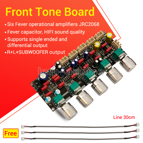 HiFi Front Tone Board Audio Stereo Subwoofer Operational Amplifier ...