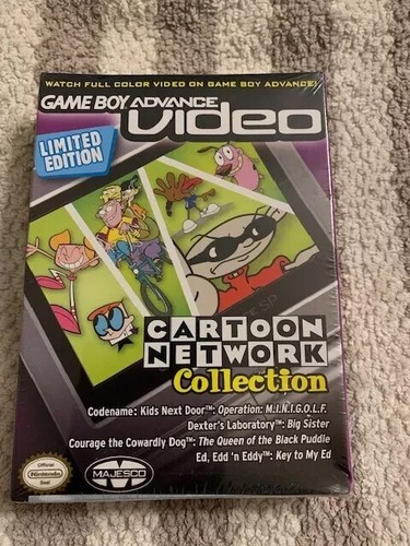 GBA Video Cartoon Network Collection Limited Edition Nintendo Gameboy ...
