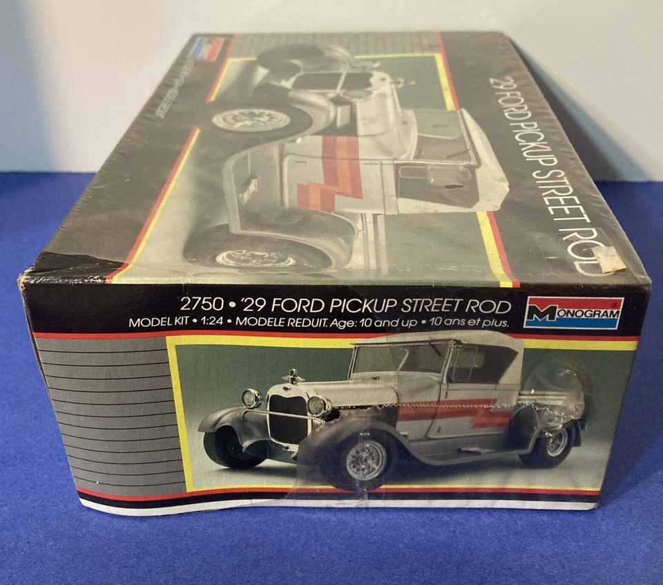 Monogram ‘29 Ford Pickup Street Rod 1:24 Scale Model Kit - Factory ...