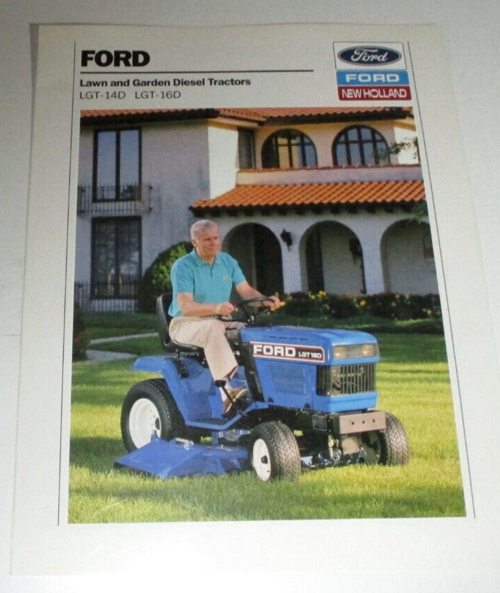 *Ford LGT-14D & LGT-16D Diesel Lawn & Garden Tractor Sales Brochure ...
