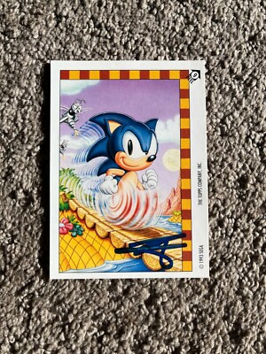 BEN SCHWARTZ SIGNED SONIC THE HEDGEHOG 1993 TOPPS CARD PROOF AUTOGRAPH ...