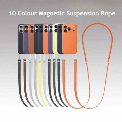 Magnetic Suspension Rope Webbing Crossbody Strap For iPhone 17/17 Pro ...