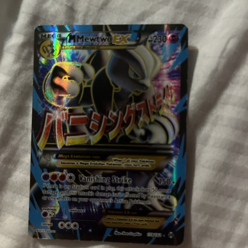 Pokémon Mega-Mewtwo-EX TCG Full Art Holo Card Breakthrough 159/162 ...