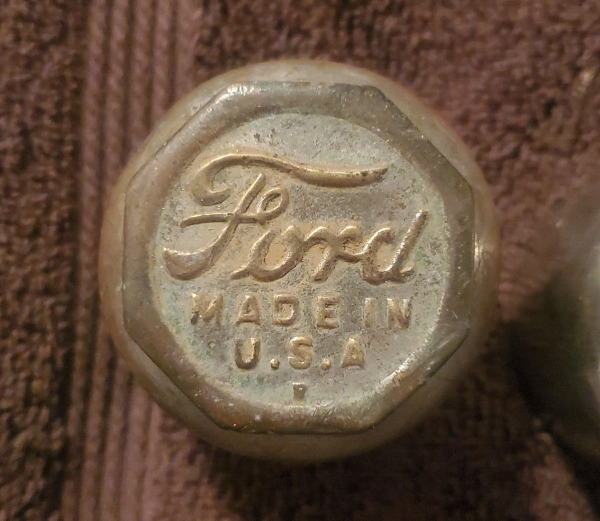 Ford Model T Brass Era Threaded Dust Cover Hub Center Grease Cap Set Of ...