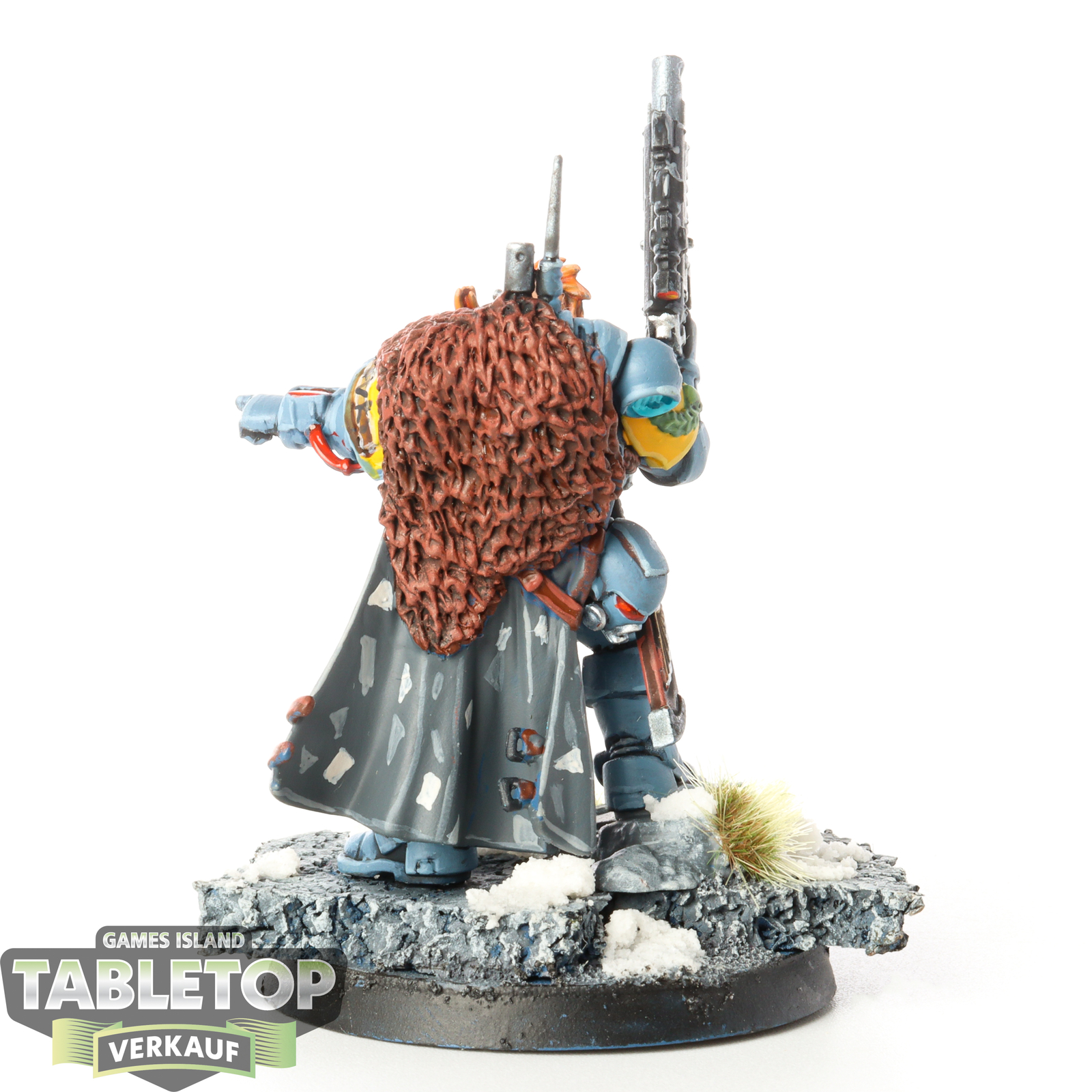 Space Wolves - Captain in Phobos Armour - gut bemalt | eBay.de