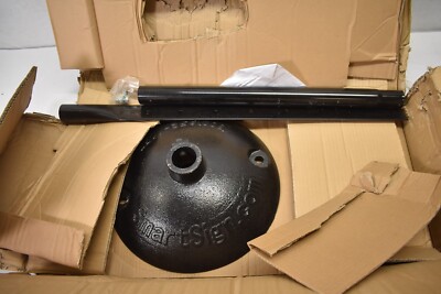 SmartSign Sign Post & Pedestal Base Round 2 Sided B-14 Device 50" L x ...