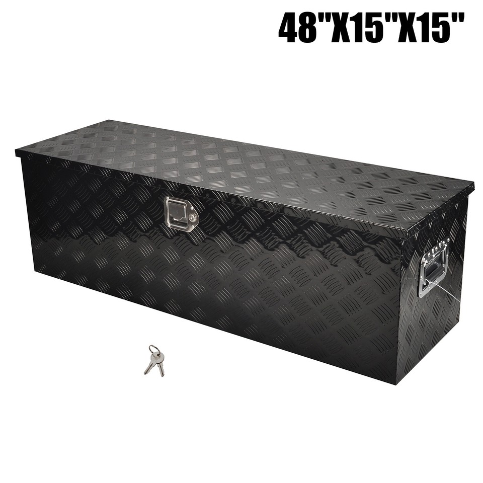 16 20 24 30 35 39 44 48 60 Inch Aluminum Tool Box Truck Bed Trailer RV ...