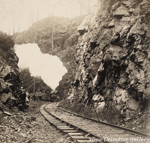 Tunnel No. 6 on the Everett & Monte Cristo Railway, Washington State ...