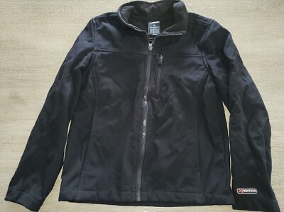 boys MOUNTAIN XPEDITION black ZIPPER FRONT JACKET SIZE 8 MEDIUM FALL ...