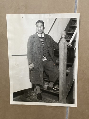 George Cook BOXING Legend Original Press Photo On Way Fight Primo ...