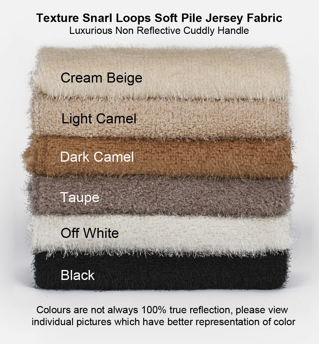 Fat Squares Fabric Jersey Material Bundle Shaggy Fabric Snarl Loops ...