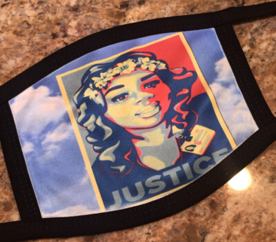 Justice For Sandra Bland BLM Face Mask Reusable Washable Double Layer ...