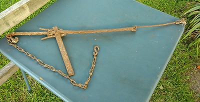 Barb Wire Fence Stretcher Rustic Decor Rusty Vintage Antique | eBay