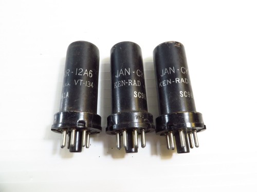 3 Pack JAN-CKR 12A6 Metal Vacuum Tube Vintage Tube USA, FREE 2-3 Day ...