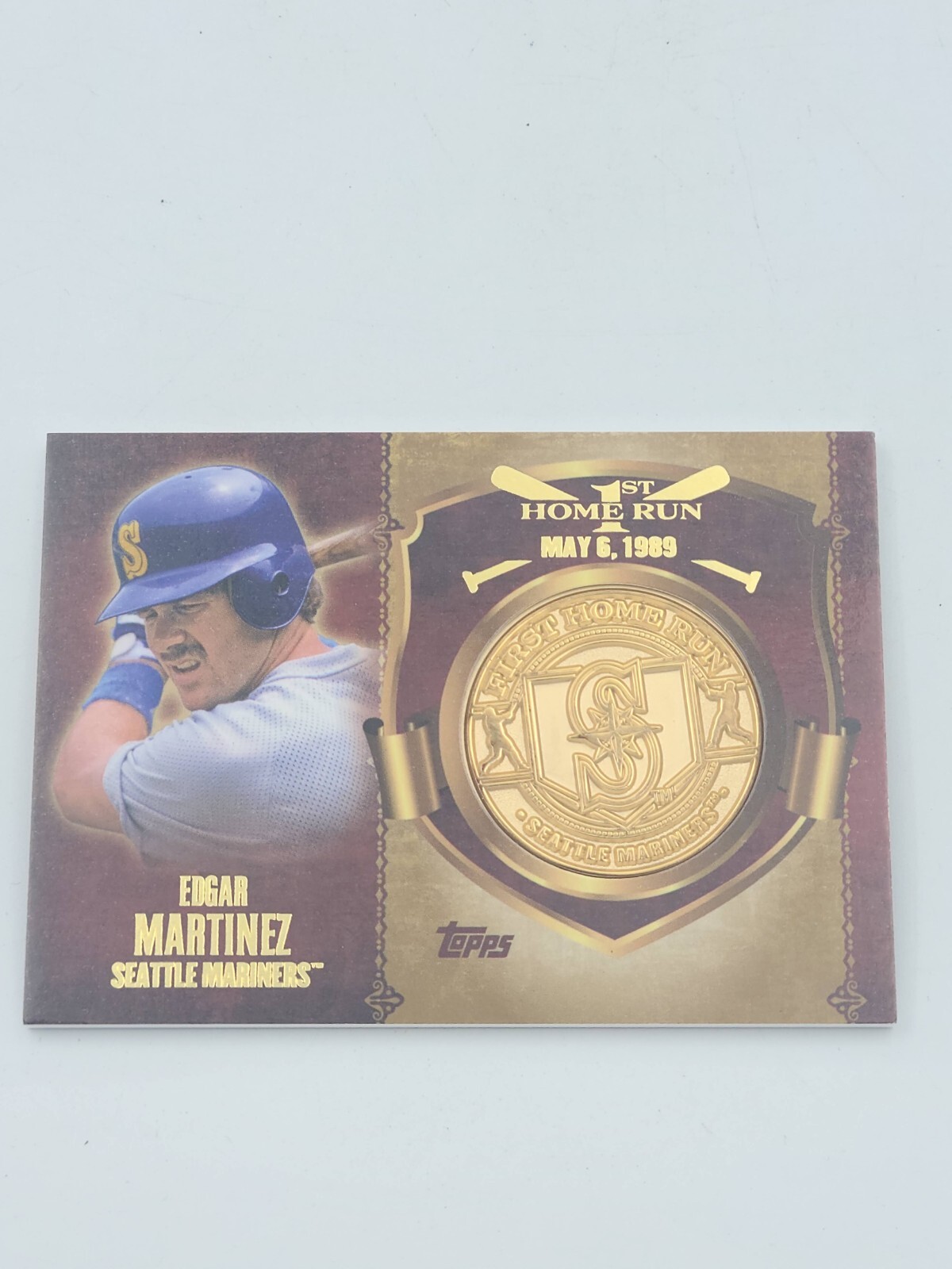 2015 Topps First Home Run Medallions Edgar Martinez #FHRM-EM | eBay