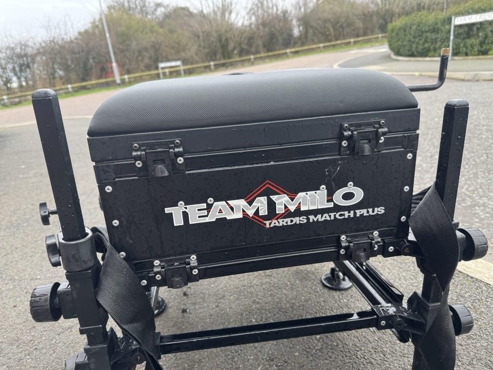 Milo Tardis Match Plus Seat Box Pole Coarse Fishing Seatbox Footplate ...