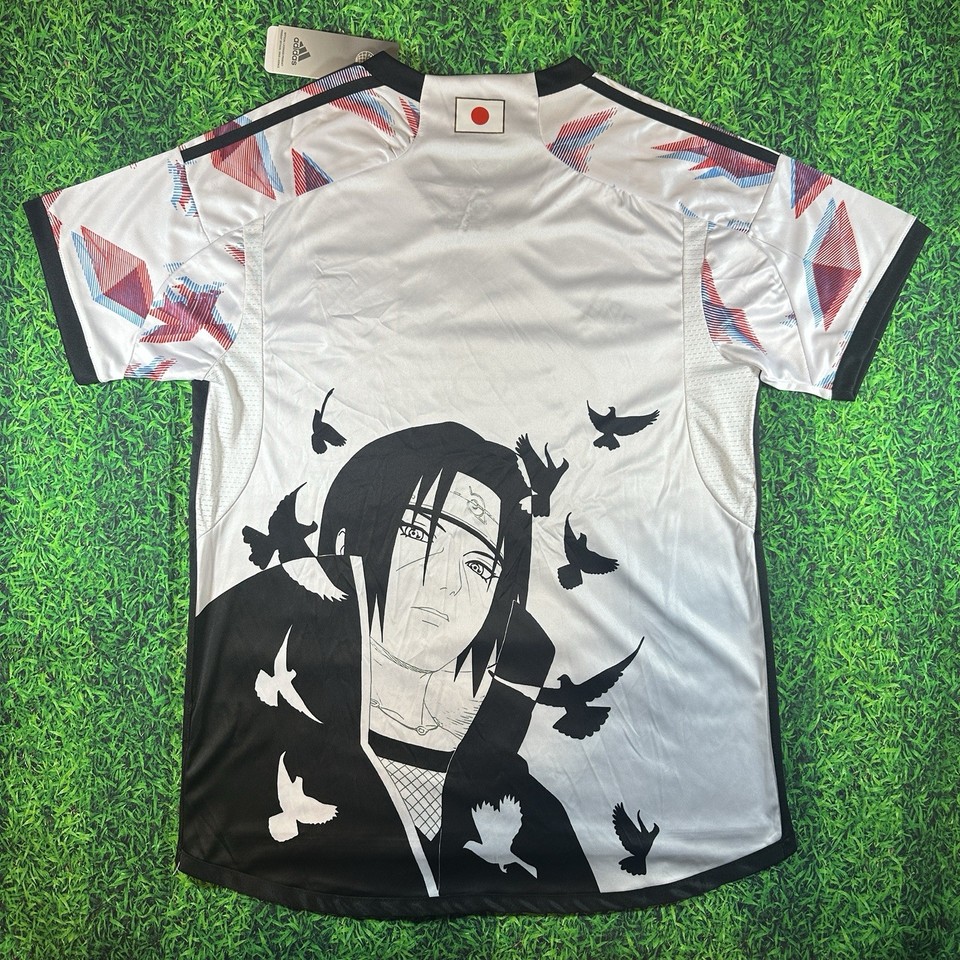 Japan Soccer Jersey Concept Itachi Uchiha Naruto Anime Edition S,M,L,XL ...