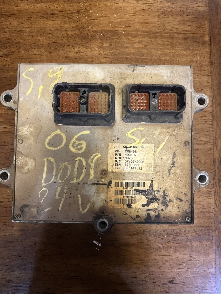 2006 DODGE RAM TRUCK 2500 3500 5.9L CUMMINS DIESEL 4931975 ECM COMPUTER ...