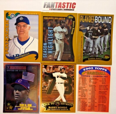 2002 Topps Baseball Series 1 Base Card YOU PICK inc RC & PROS #1-250 | eBay