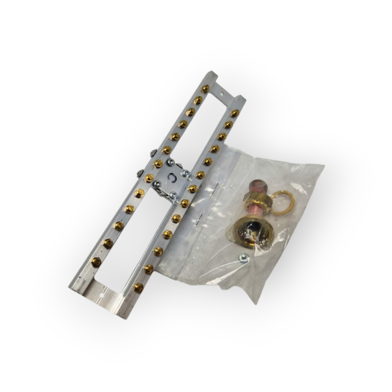 BAXI 7767177 EX 7734464 RAMP WITH CONVERSION NOZZLES FOR LPG GAS BOILER ...