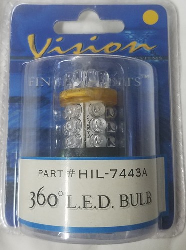 Vision-X 360-degree L.E.D. Amber Bulb part # HIL-7443A - new in package | eBay