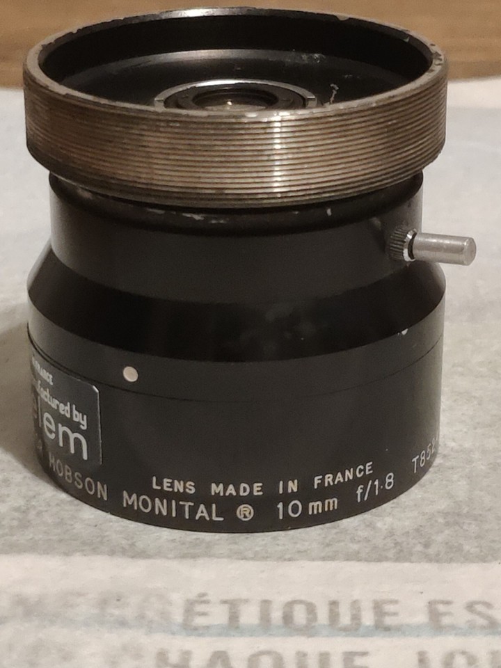 SOPELEM Rank Taylor Hobson Monital / Some Berthiot 10mm F/1.8 Lens 1960 ...