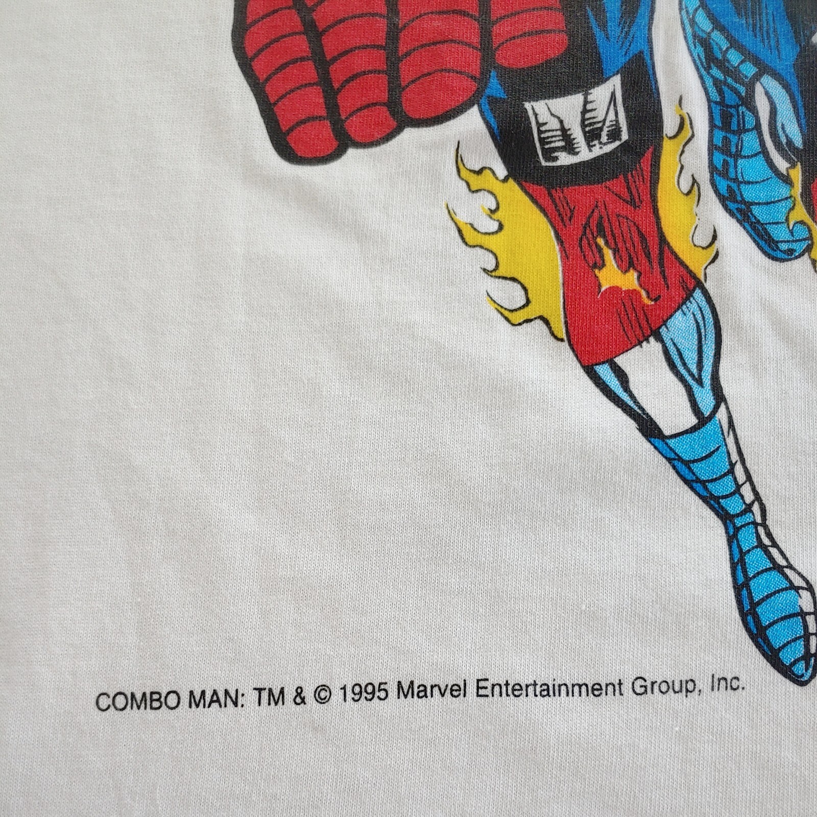 Vintage 1995 Combo Man Marvel Comics 90s Comic Book T… - Gem