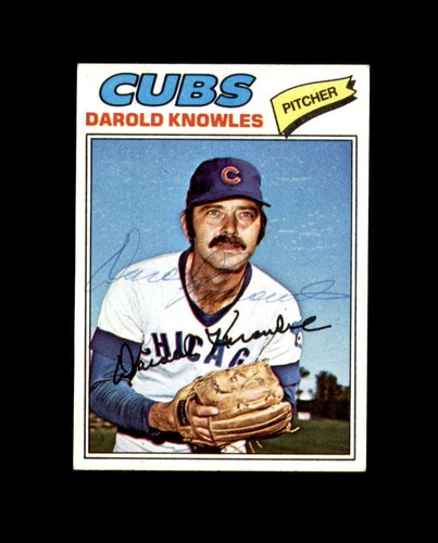 Darold Knowles Signed Original 1977 Topps Chicago Cubs Autographed | eBay