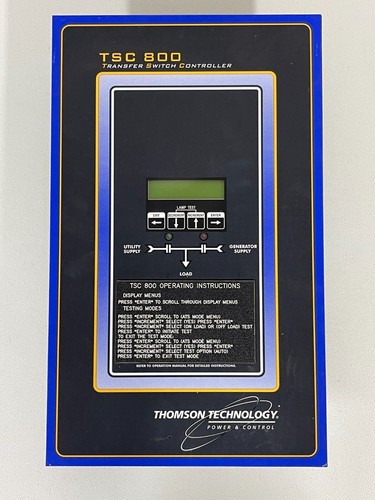 THOMSON TECHNOLOGY TSC800 TRANSFER SWITCH CONTROLLER | eBay