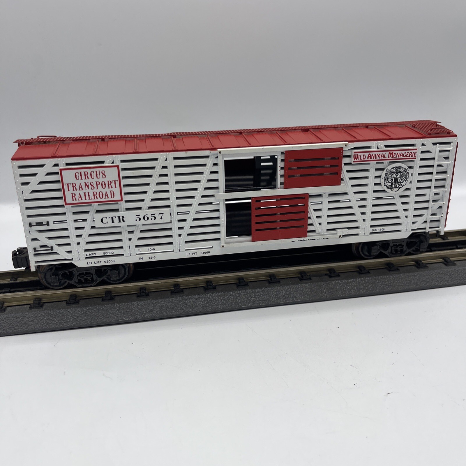 K Line Circus Transport Double Deck Stock Car CTR# 5657. K763-5301 ...