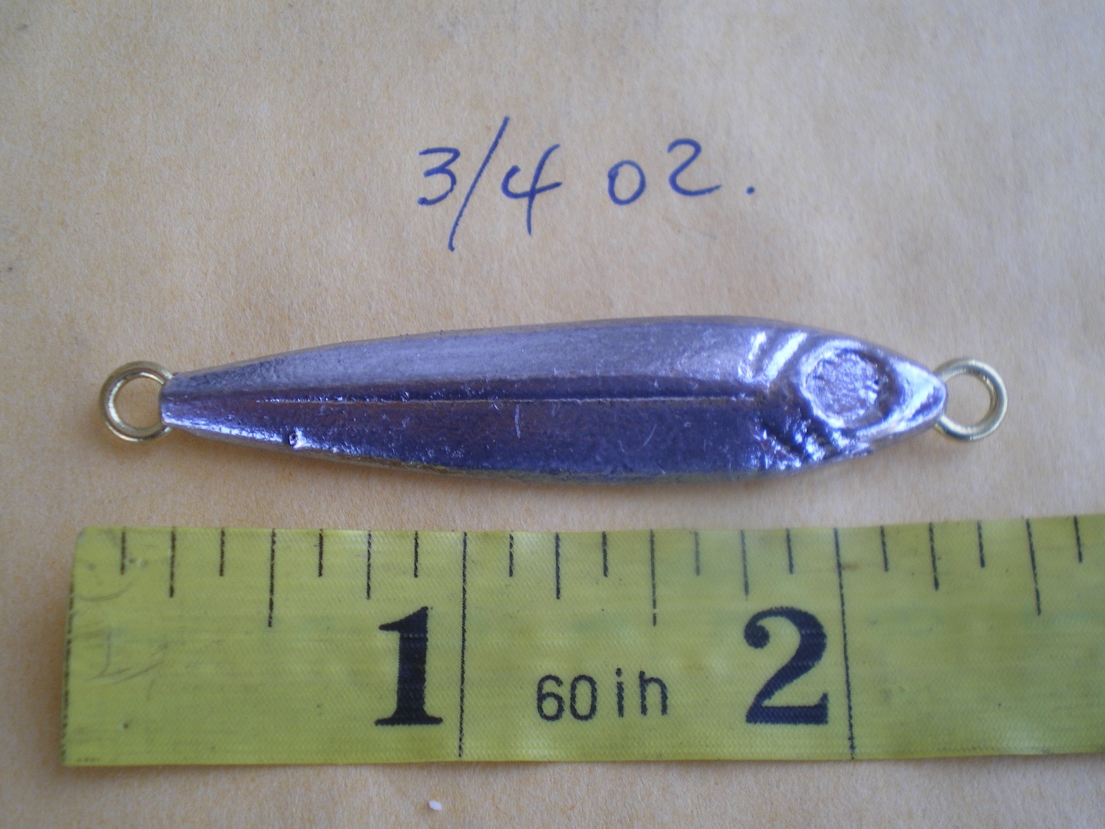 24 PCS. SALTWATER ANCHOVY FISH JIG LURE, 5/8, 3/4, 7/8 OZ. 8 EACH ...