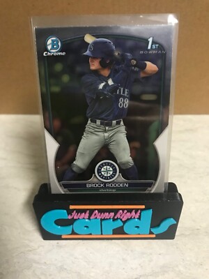 Brock Rodden 2023 Bowman Draft Chrome 1st Seattle Mariners BDC-171 | eBay
