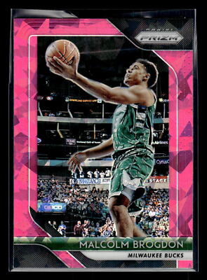 2018 Panini Prizm #276 Malcolm Brogdon Pink Ice Mint+ New | eBay