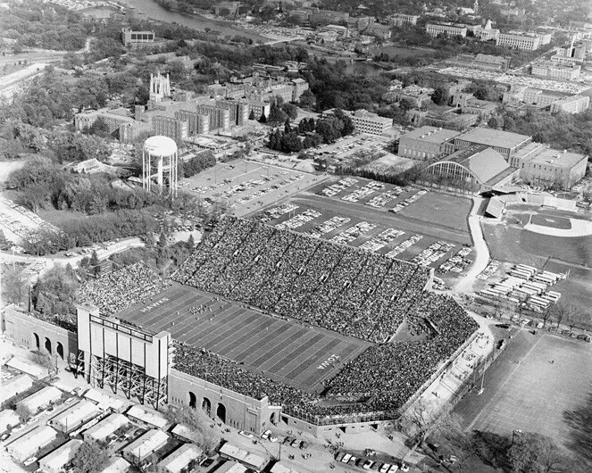 1964 Kinnick Iowa Stadium Field Iowa Hawkeyes 4x6 PHOTO PRINT | eBay