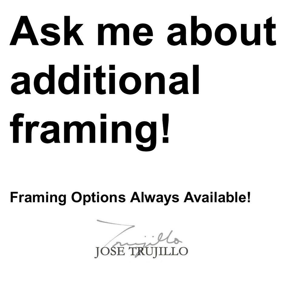 JOSE TRUJILLO Red Treeline Sunset Sky Atmospheric ART Oil Painting ...