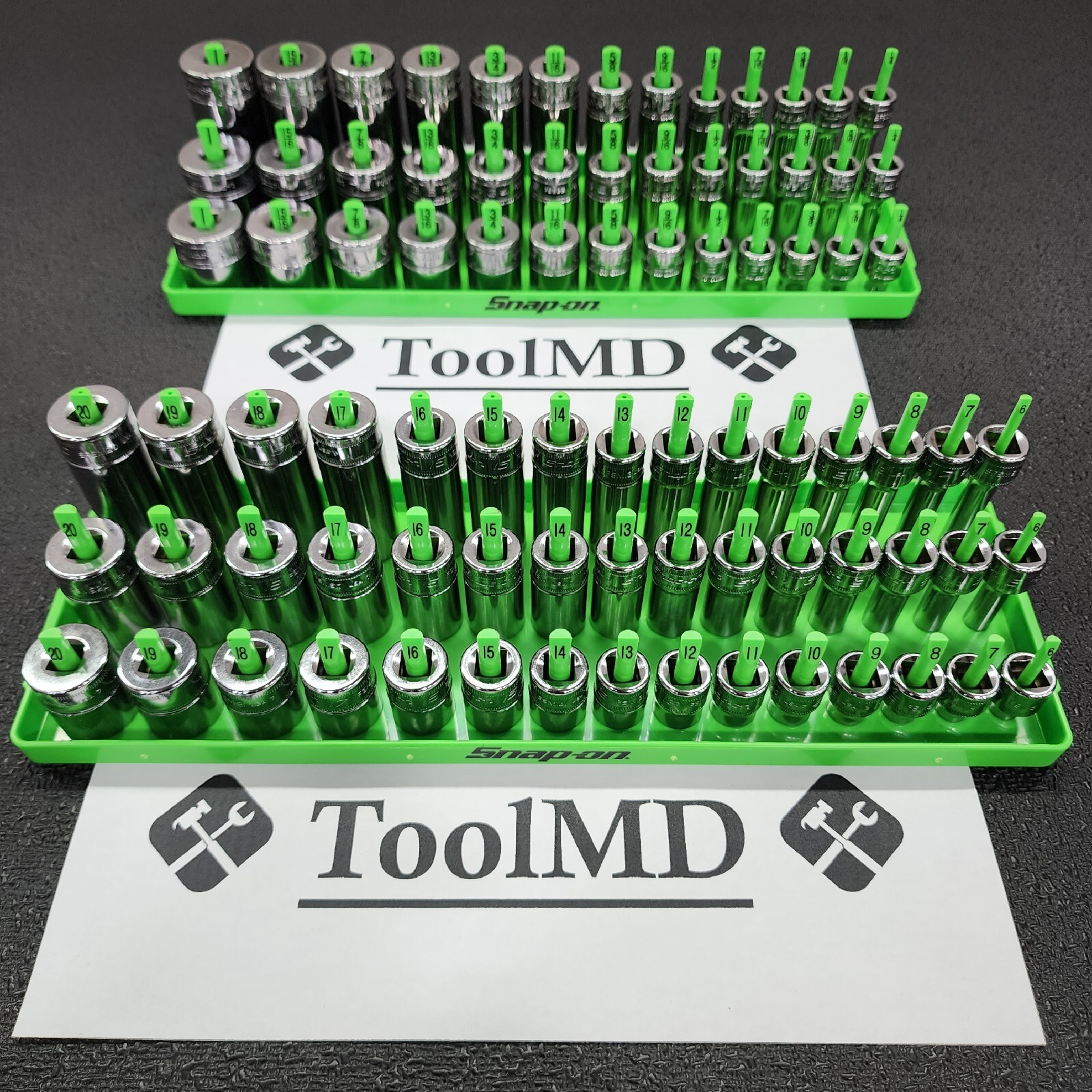 Snap-on Tools USA NEW 84-Piece SAE & Metric 3/8" Dr 6-Point MASTER ...