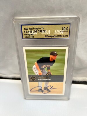 2000 Just Imagine 2K #BA-05 Autograph Joe Crede Rookie Card (Free S/H ...