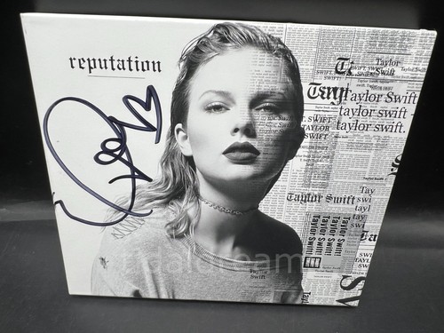 AUTHENTIC Taylor Swift Signed Autograph Reputation Album Slipcase CD ...