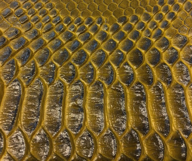 SHIPS FOLDED SNAKE SKIN SCALE 3D Texture Faux Leather Upholstery Vinyl ...
