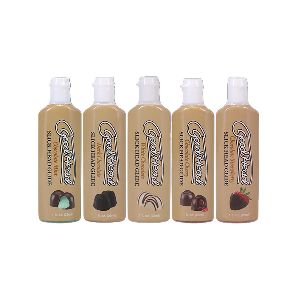 Doc Johnson Goodhead Chocolate Slick Head Flavored Glides Multiple ...