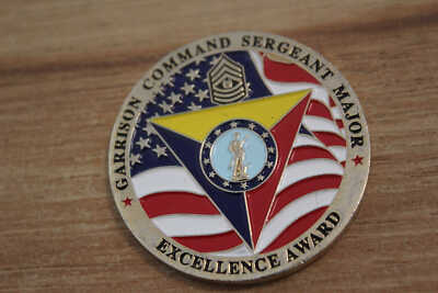 Garrison Command Sergeant Major Challenge Coin | eBay