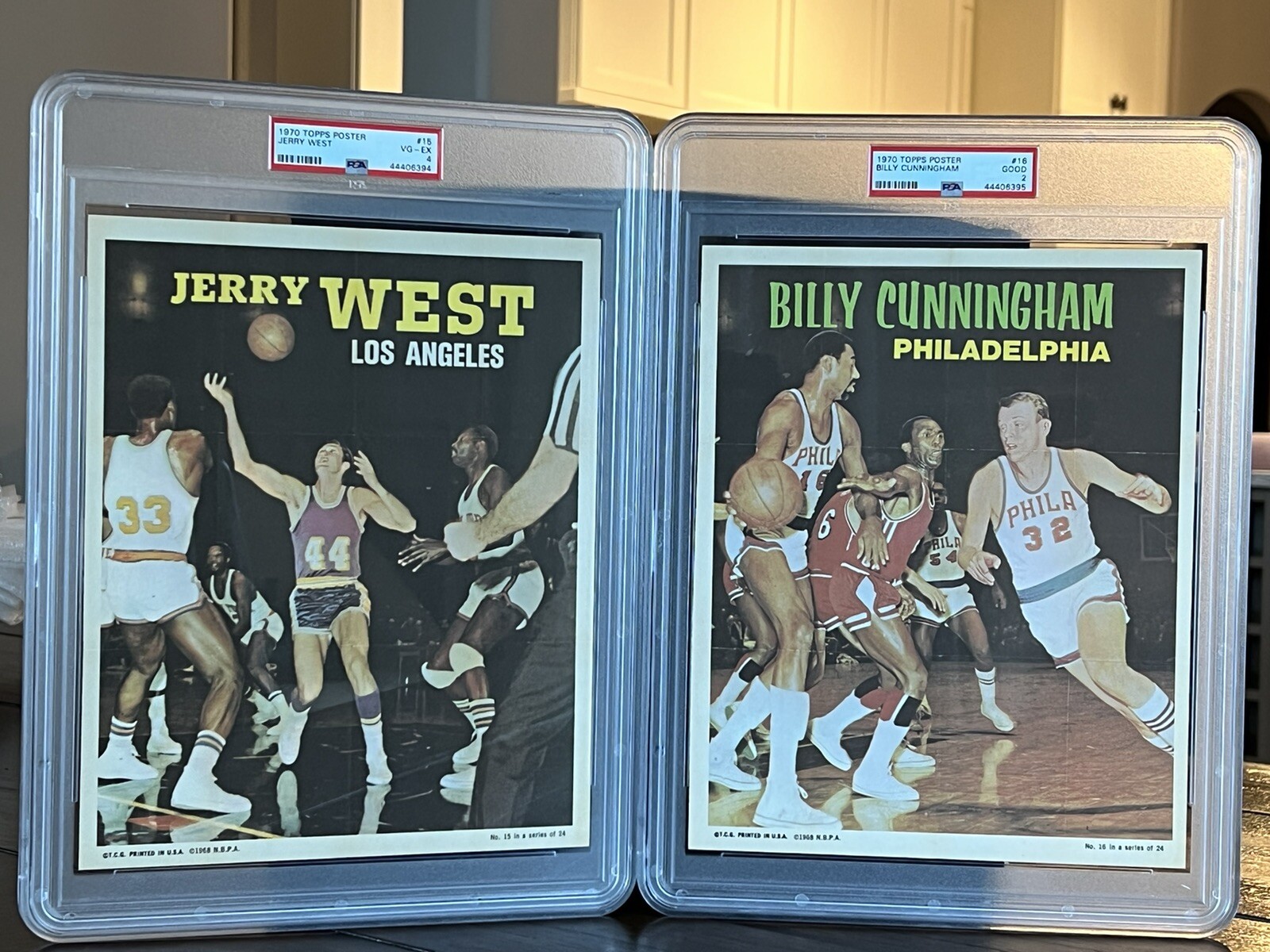 1970 Topps Basketball Poster Complete Set PSA Set Registry Ultra Rare ...