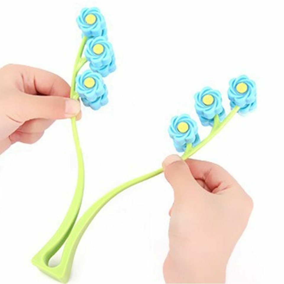 Facial Flower-Massager Roller Portable Anti Wrinkle Face-Lifting ...