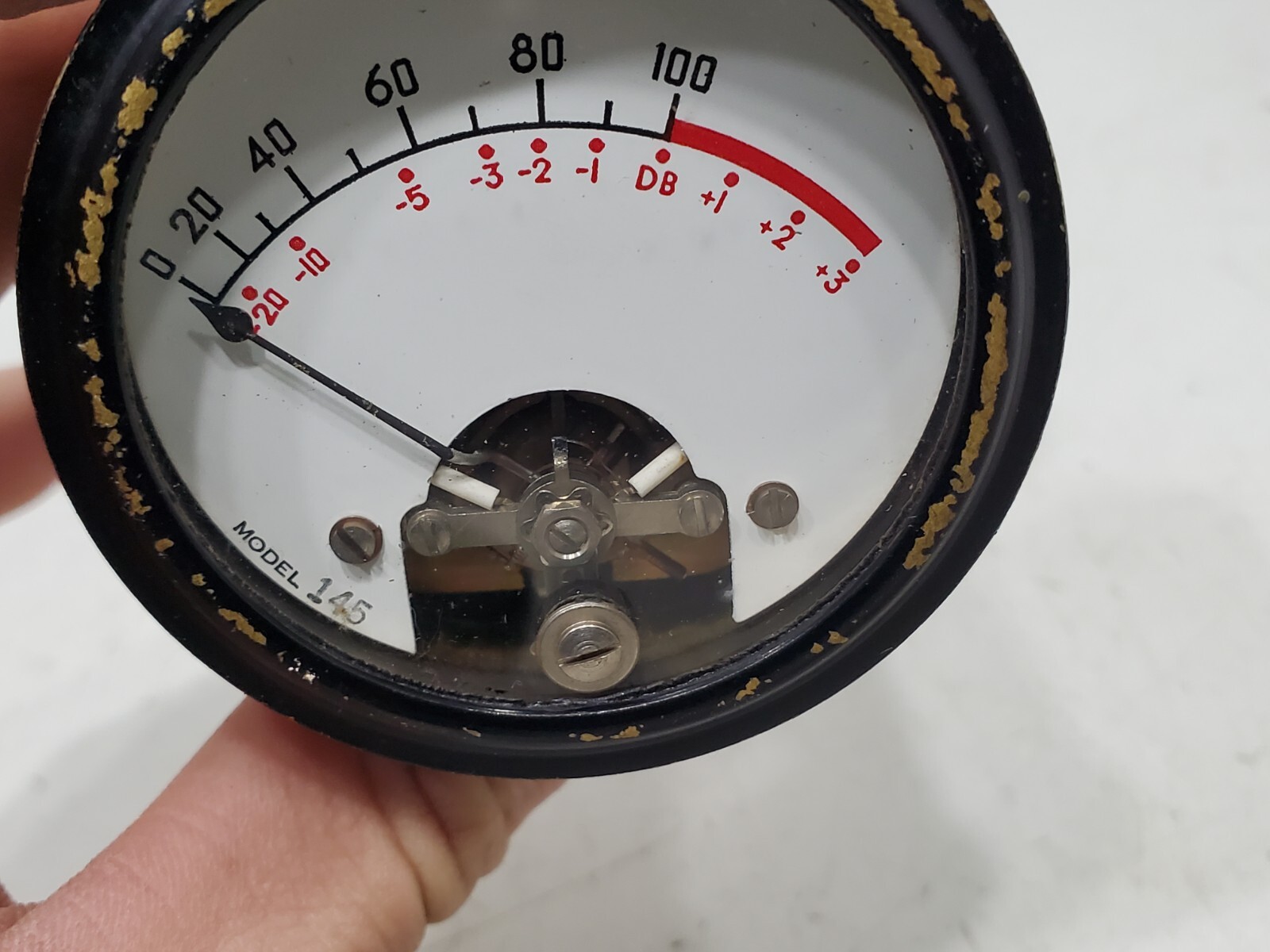 Vintage Electronics Simpson Round Panel Meter Electric Model 145 | eBay